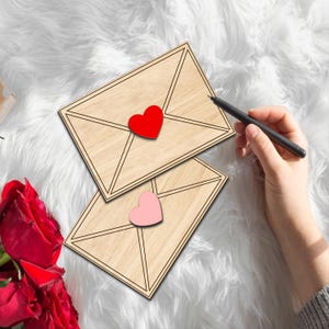 Custom Valentines Day Love Letters, Valentines Day Mini Envelopes, Mini ...