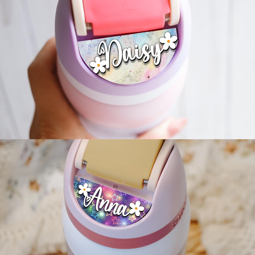 Daisy Owala Name Plate, Custom Acrylic Name Tag for Owala Kids, Owala ...