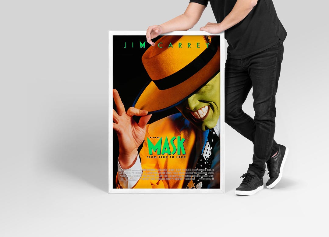 The Mask 1994 Jim Carrey Movie Poster 435 - Etsy
