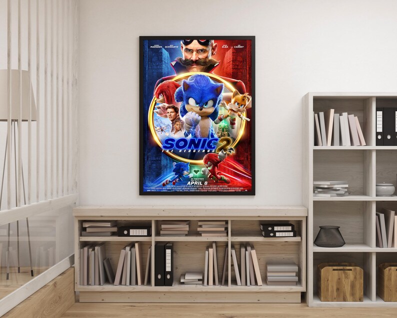 Sonic the Hedgehog 2 2022 Movie POSTER 120 - Etsy UK