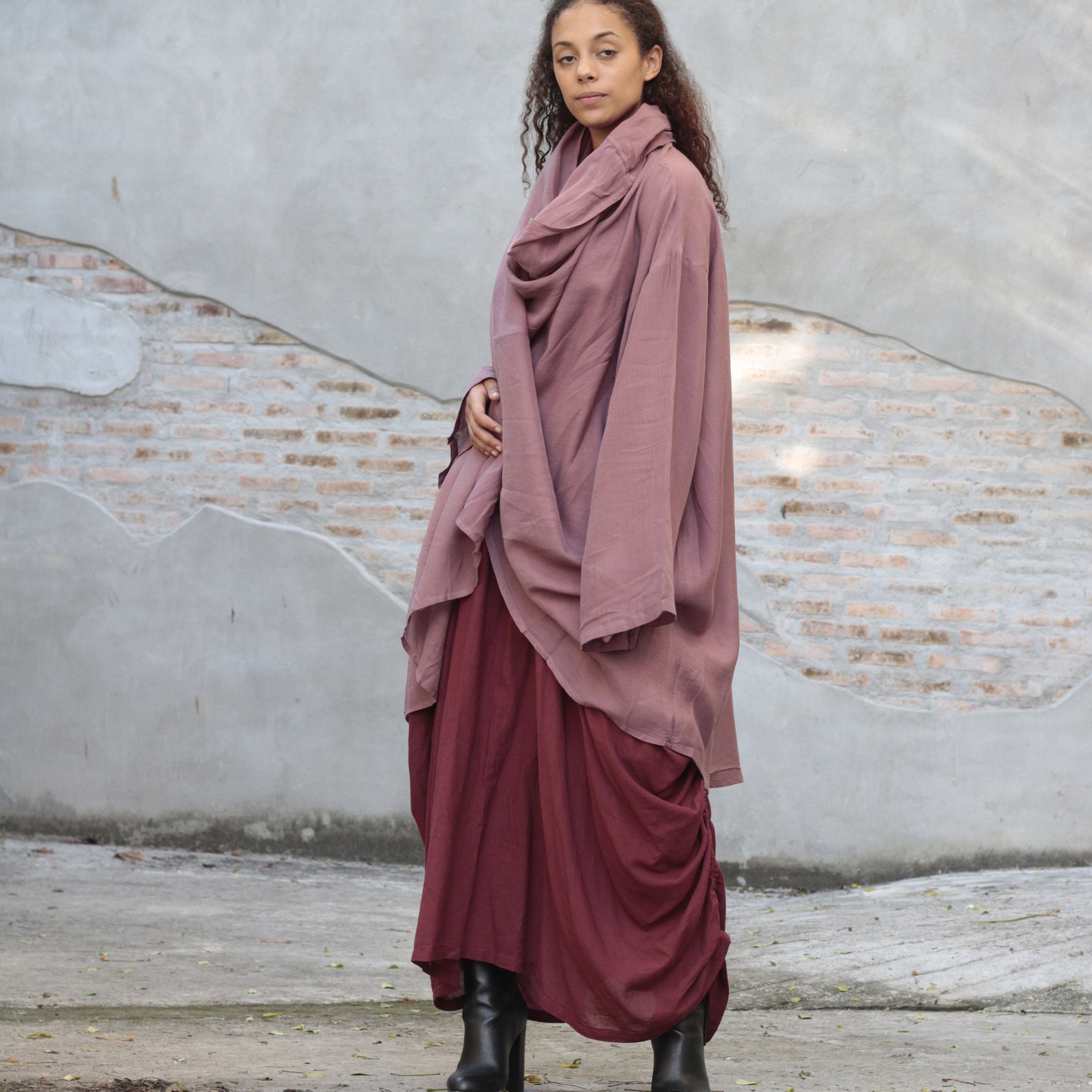 The Elegant Vestments Oversize Loose Fit Jacket/blouse/vest - Etsy