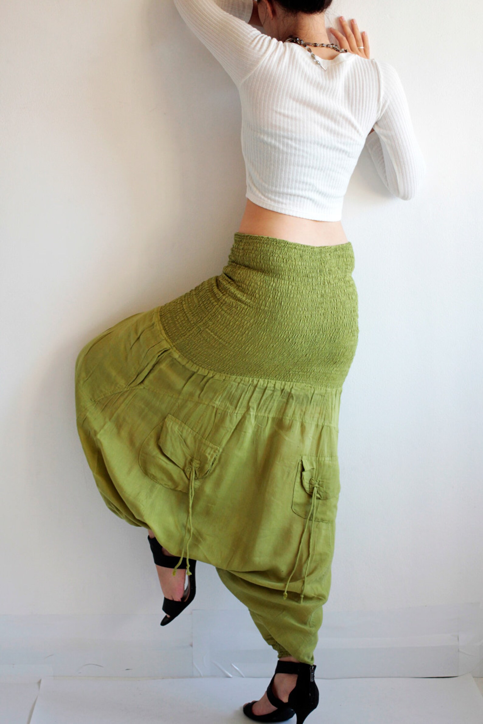 Jumpsuit 1429 / Tube Pants / Harem Pants / Elastic Suit / - Etsy