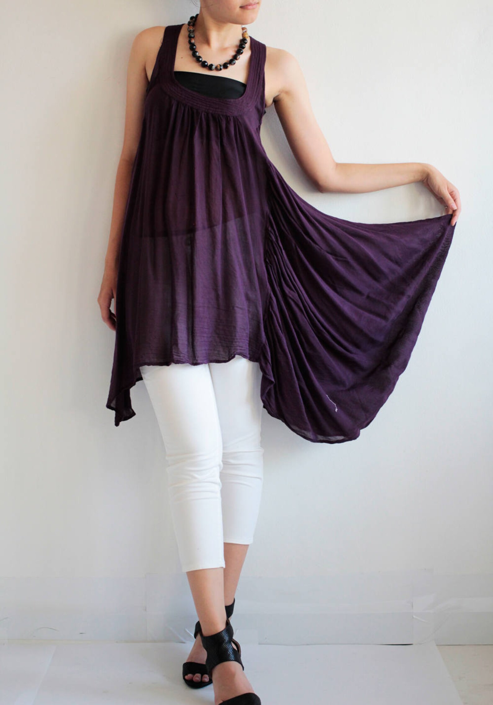 Mini Sun Dress /summer Dress /tunic Blouse S-L 1174 - Etsy