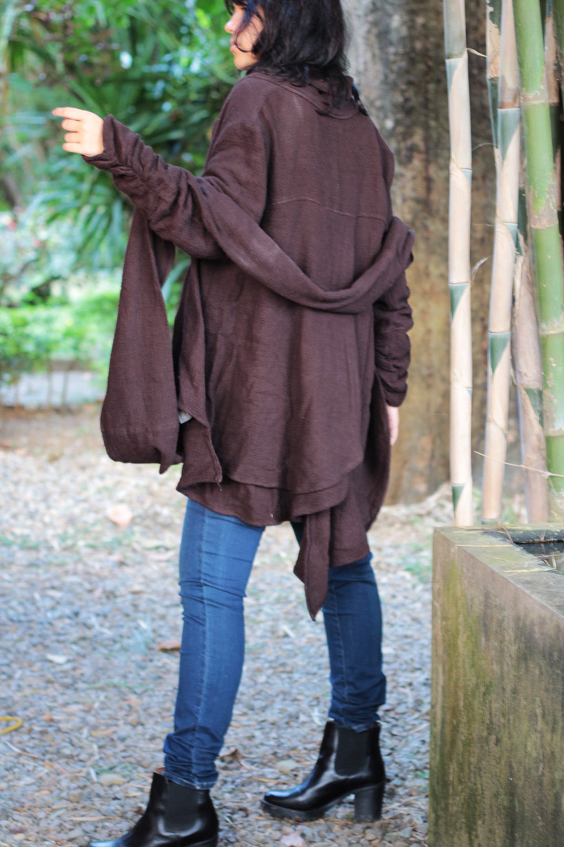 Jacket/love Loop... Thick Cotton for Winter / Versatile - Etsy