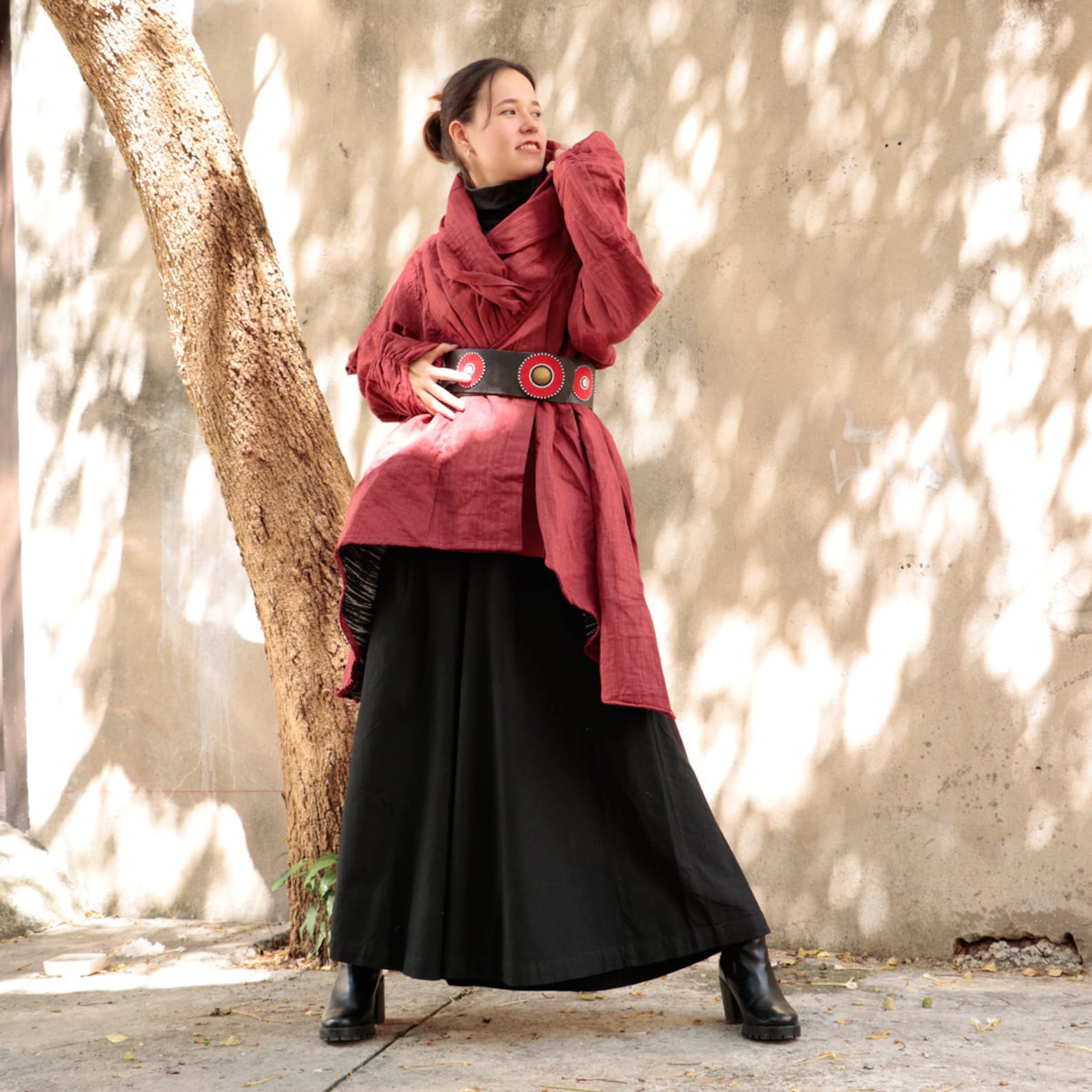 2 Layers Thick Tunic / Jacket for Autumn & Winter 426 Linen - Etsy