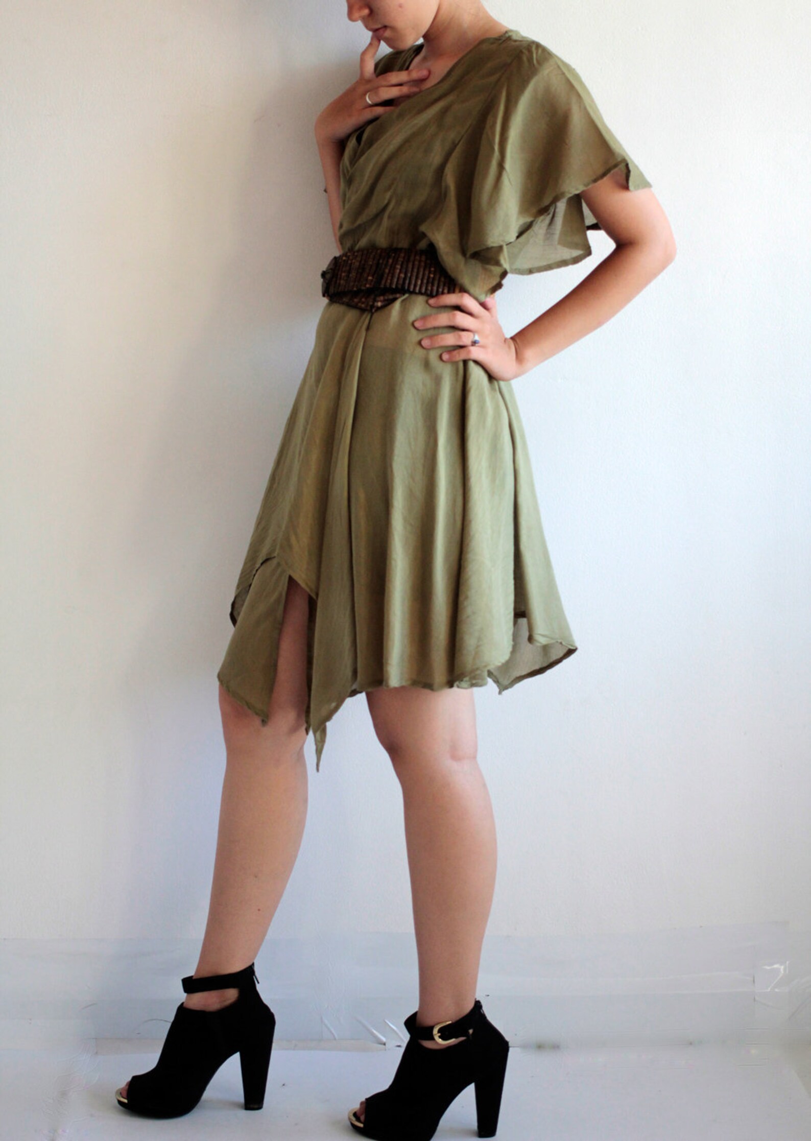 Elegant gorgeous layer dress mixed silk and all colour | Etsy