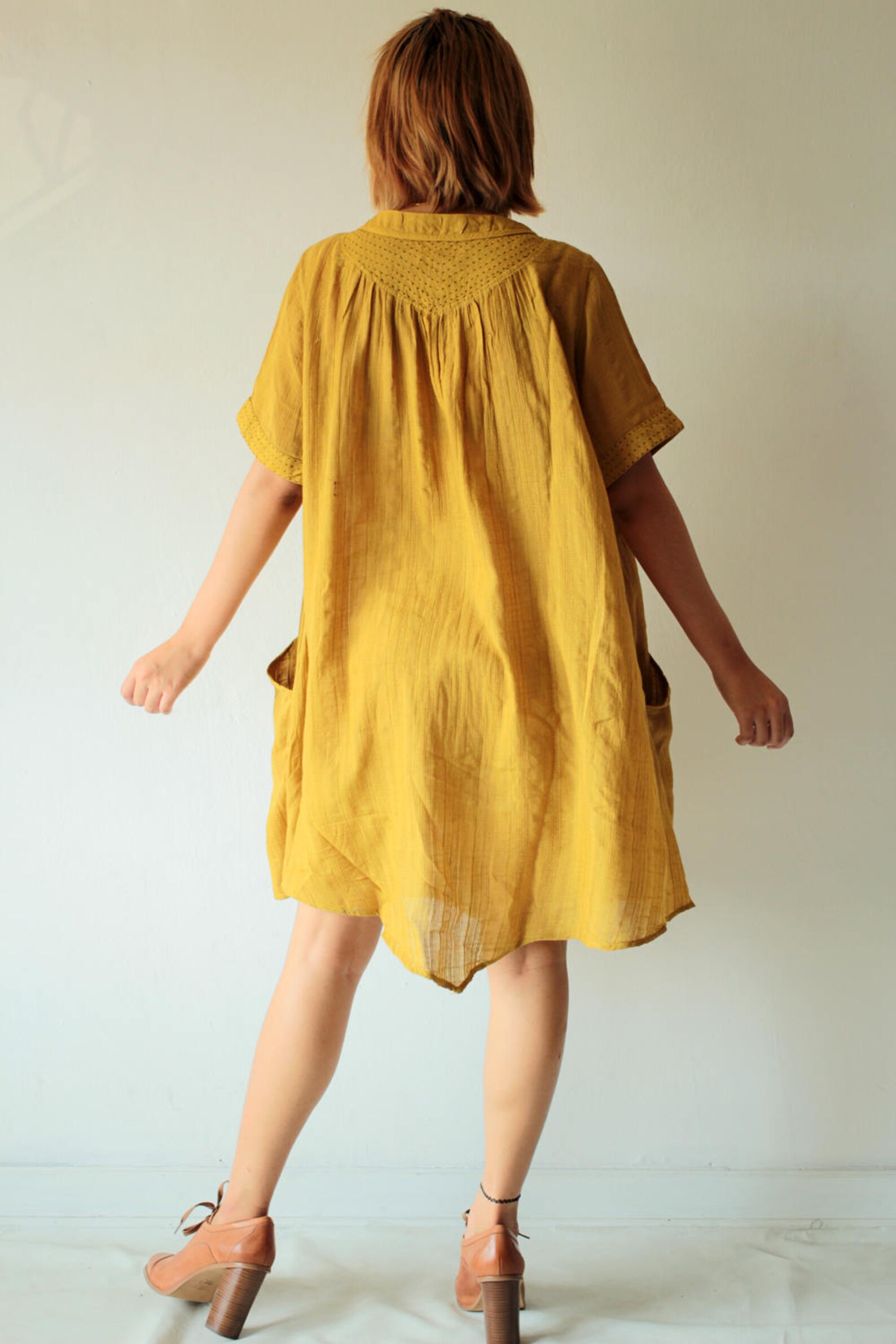 Tunic Dress Linen/ Cotton Plus Size MLXL - Etsy