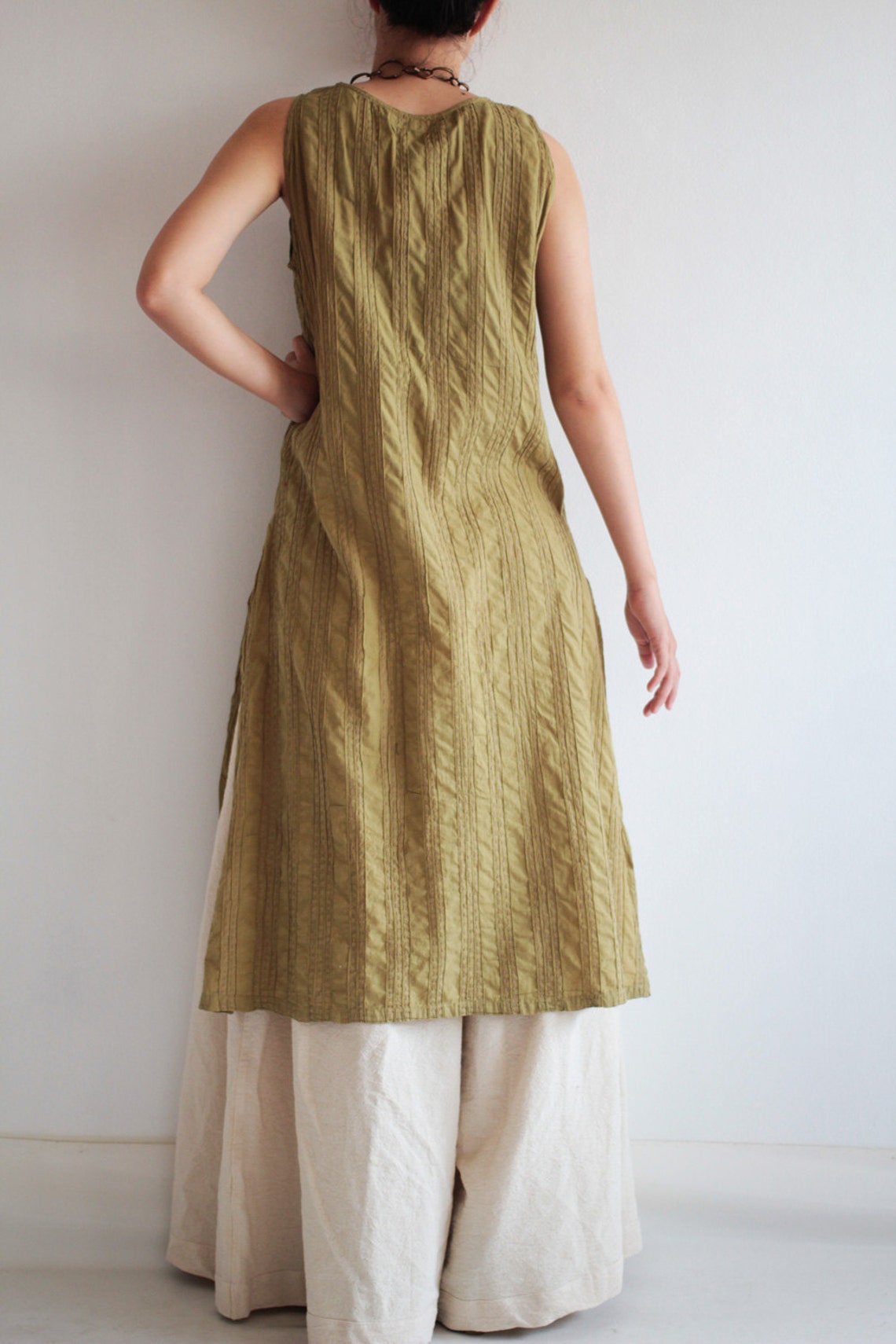 Basic Round Neck Dress Full Hand Embroidery. [D 017] - Etsy