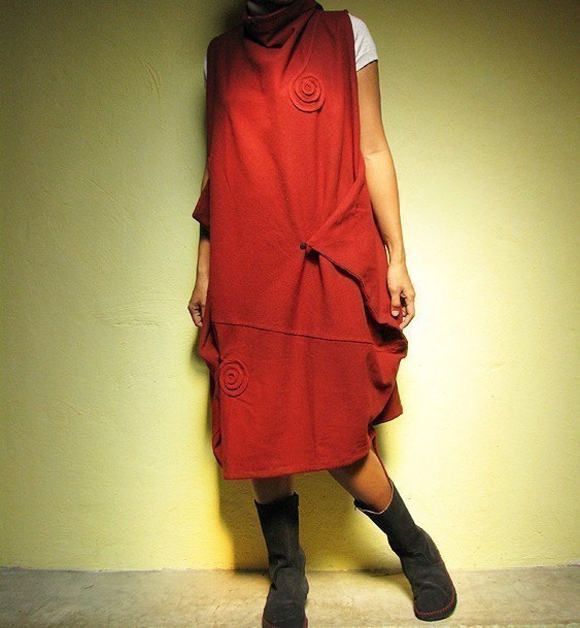 Dress ...red one Size Fit Most | Etsy