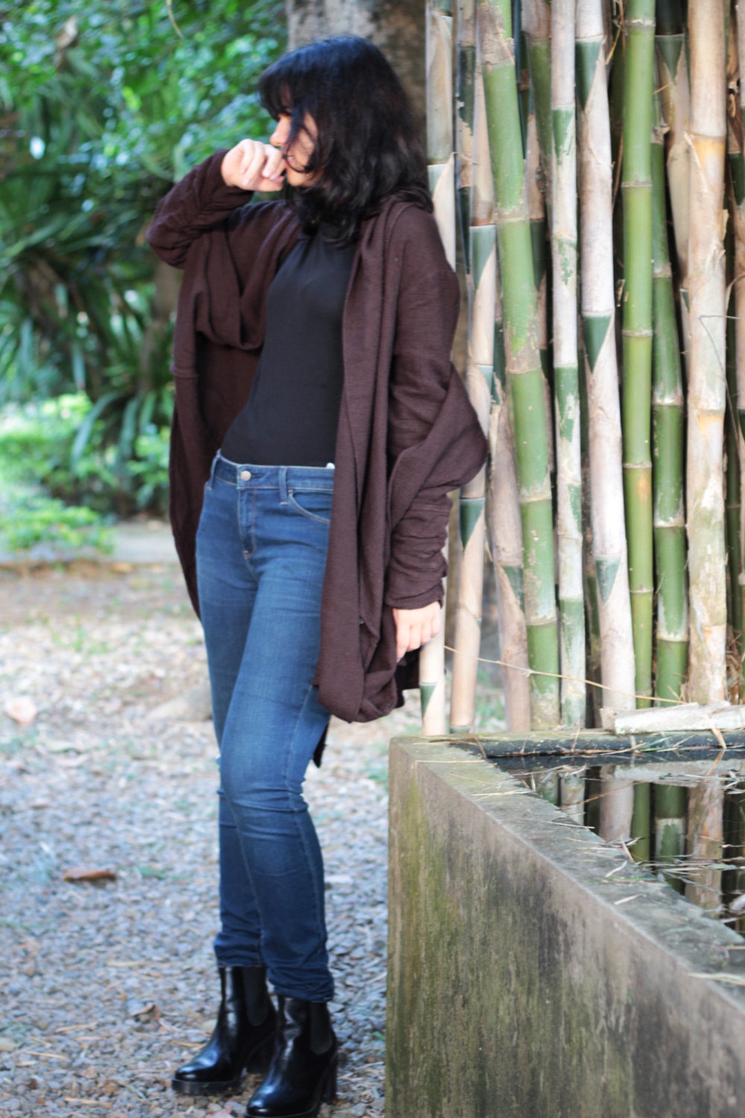 Jacket/love Loop... Thick Cotton for Winter / Versatile Jacket/ Scarf ...