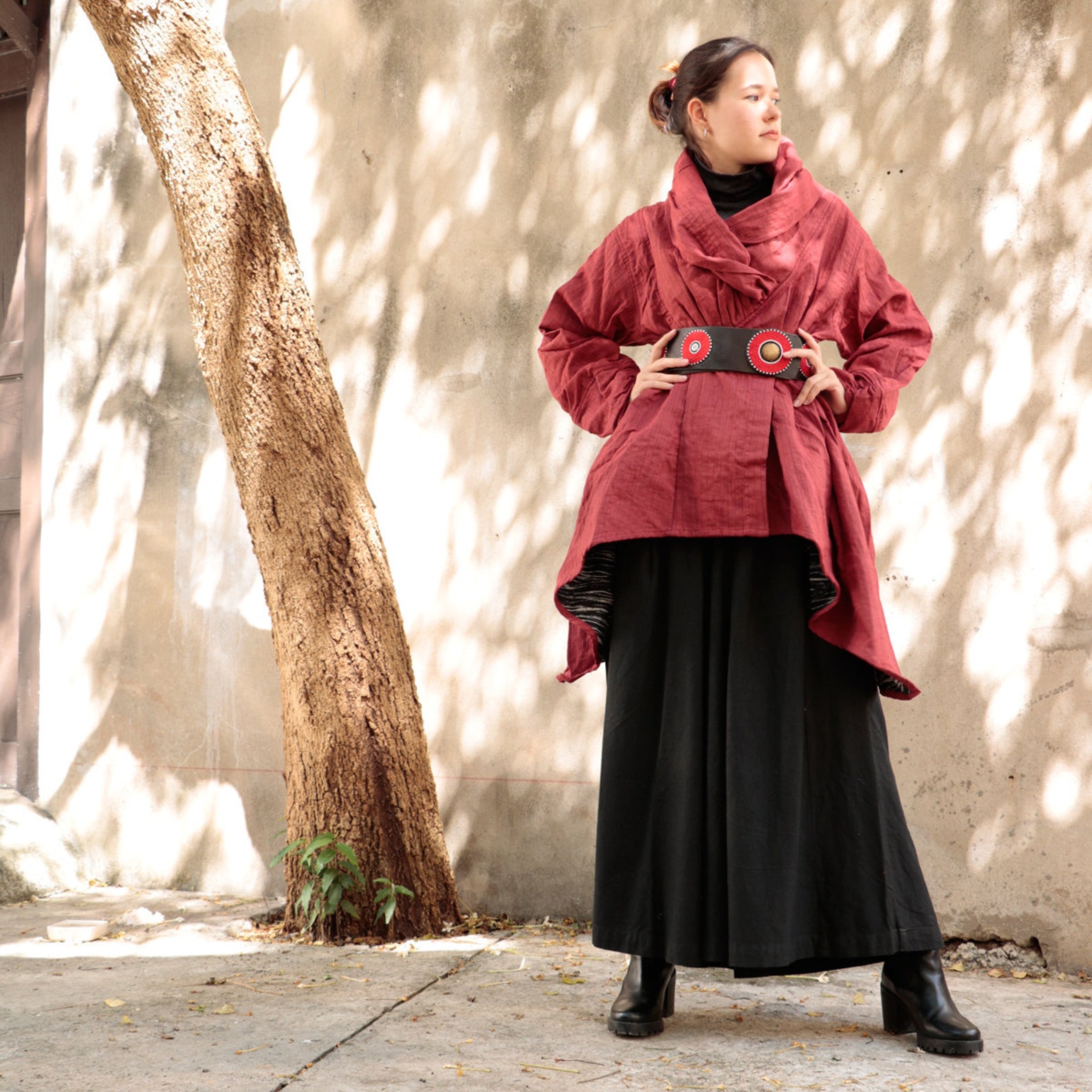 2 Layers Thick Tunic / Jacket for Autumn & Winter 426 Linen - Etsy