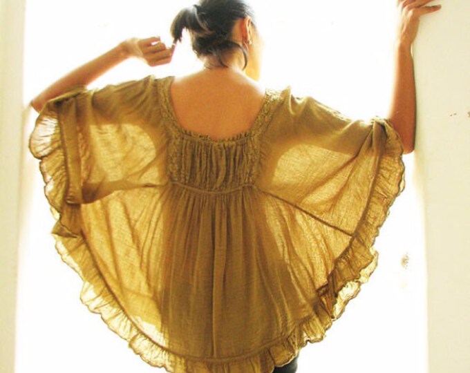 30 USD SALE Bat Wing Blouse .all Colours in One Size1411 - Etsy
