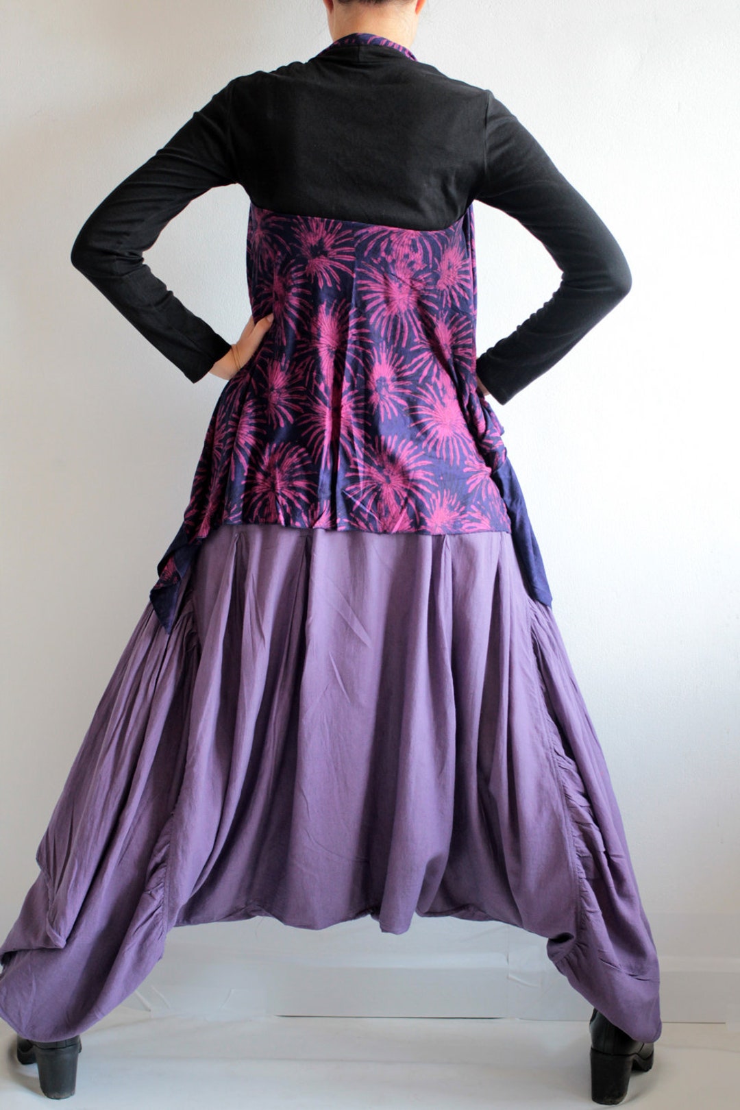 Pants/harem Funky Pants..1135 M and L /harem Pants/hippie Pants/funky ...