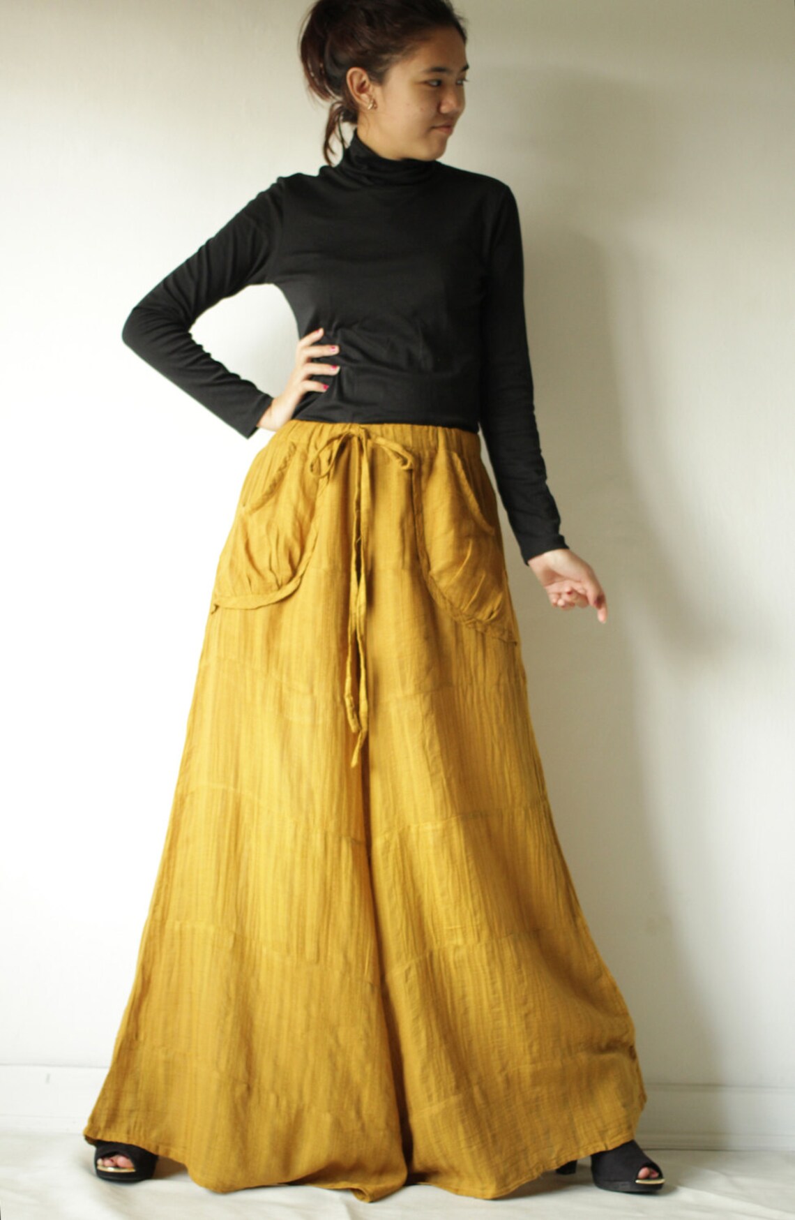 Pants /linen/cotton Brand Long Pants Wide Leg Pants 1413 - Etsy