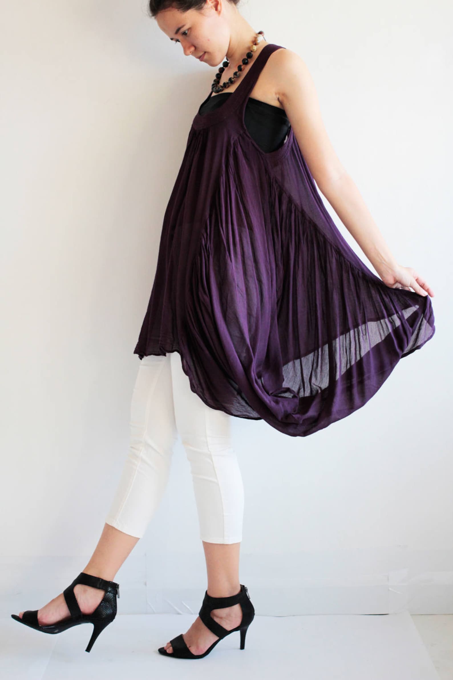 Mini Sun Dress /summer Dress /tunic Blouse S-L 1174 - Etsy