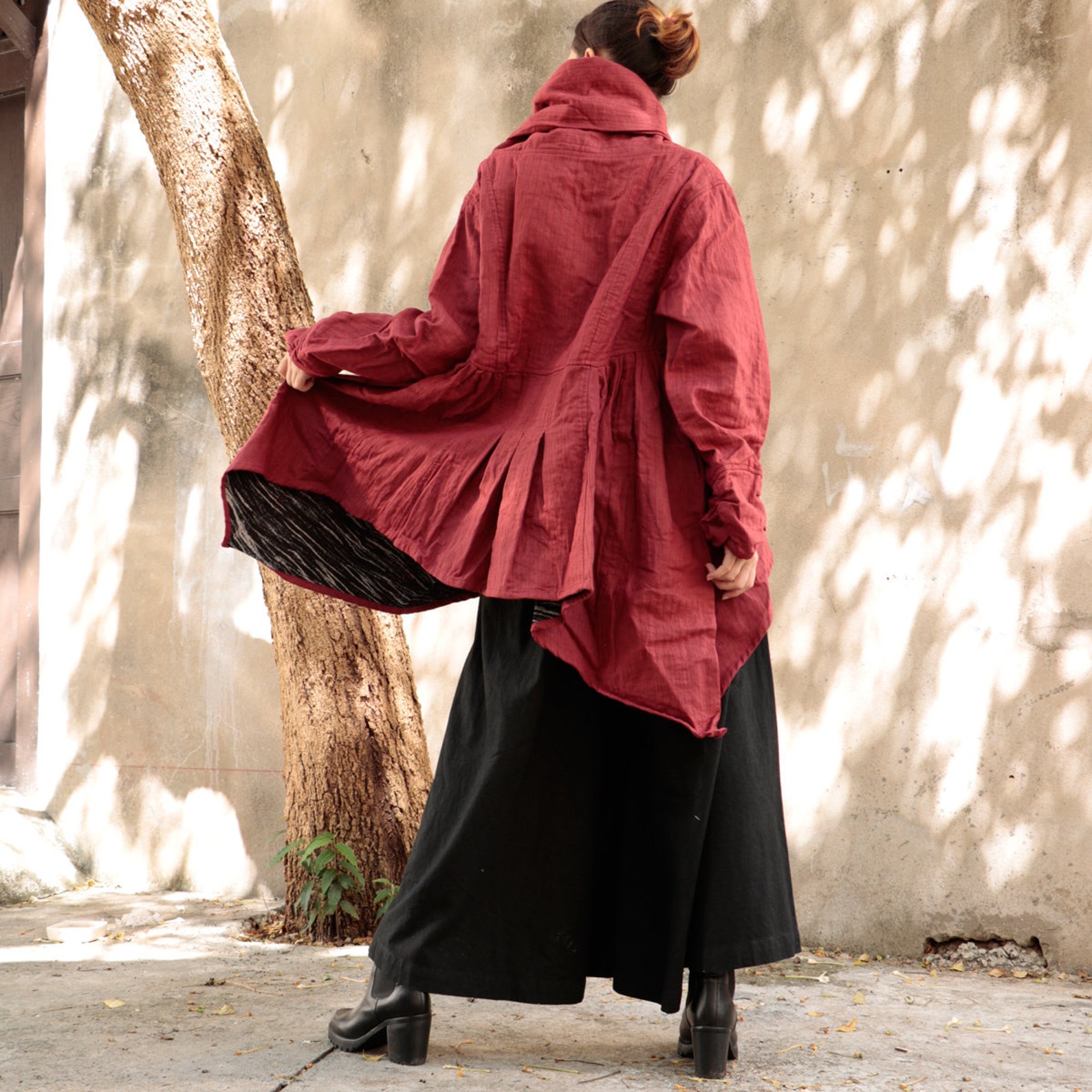 2 Layers Thick Tunic / Jacket for Autumn & Winter 426 Linen - Etsy