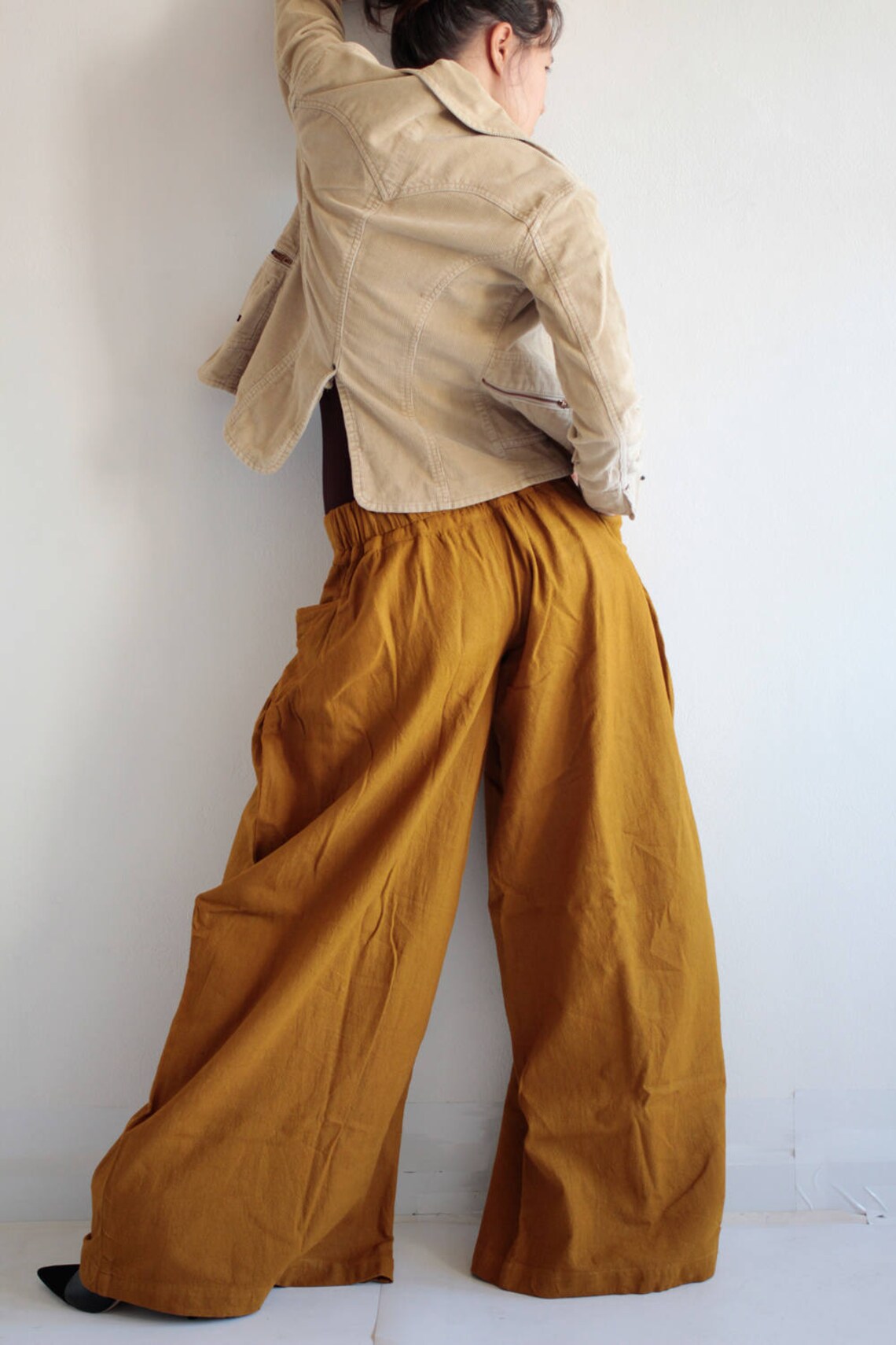 Pants Wide Leg Long Pants Custom Made Size and Color and More | Etsy