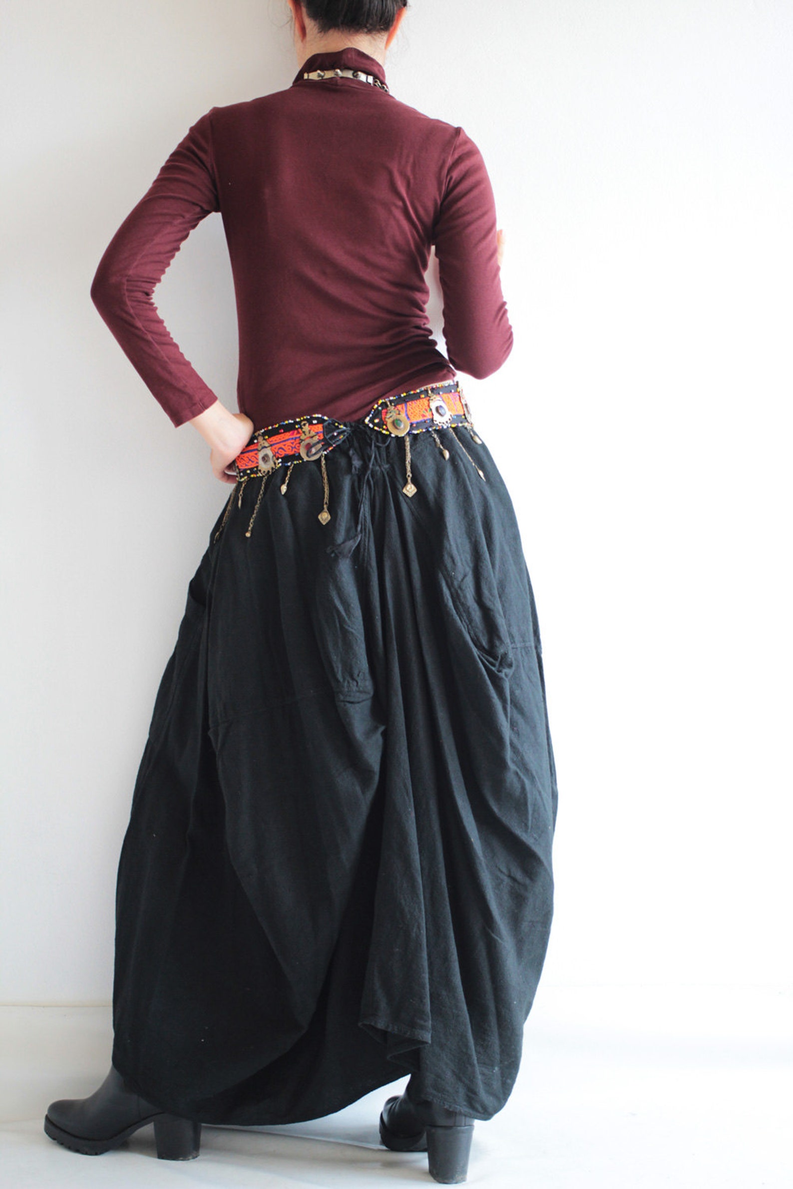 Funky Skirt...100% Hemp ML 331 | Etsy