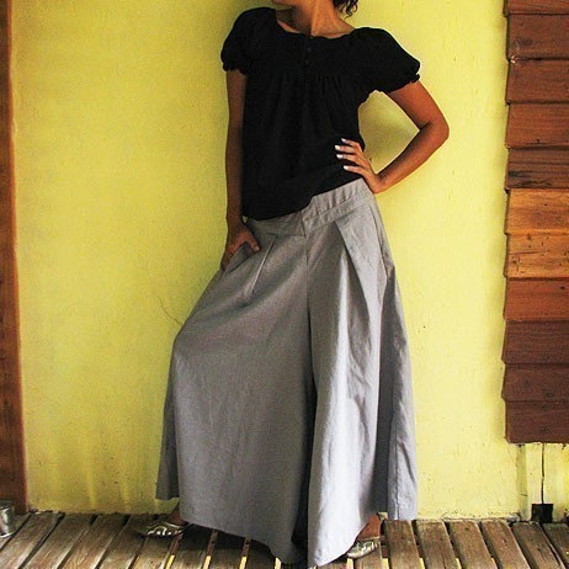 Wide Pants 100% Cotton 1425 MLXL - Etsy