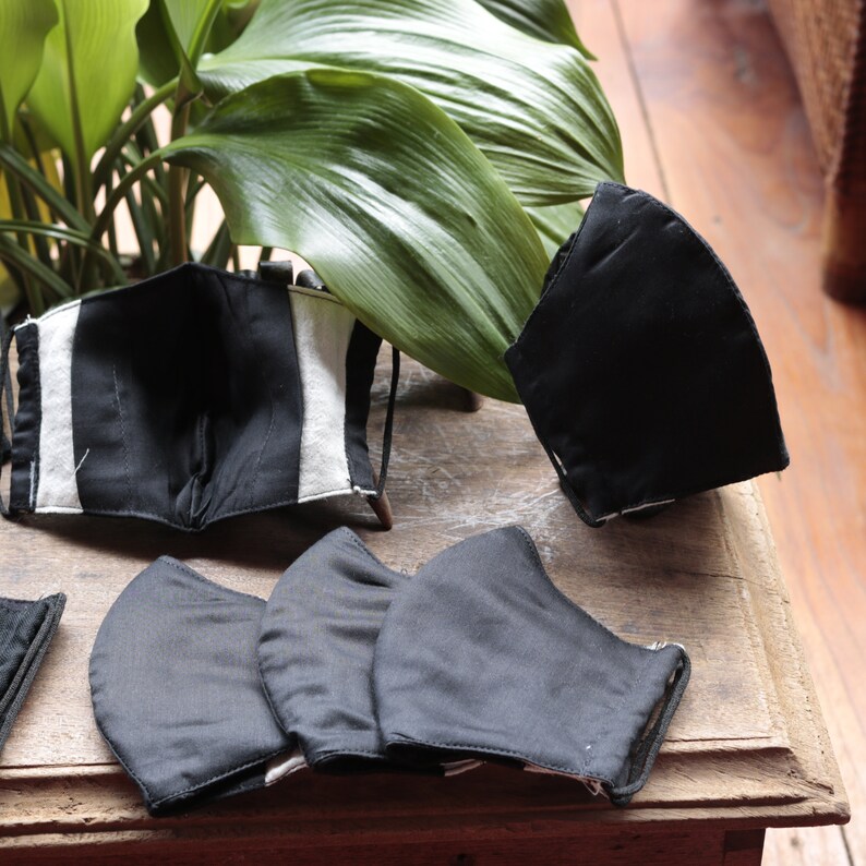 5 Pieces in One Pack Mask With Filter Pocket Masks 100% Cotton - Etsy