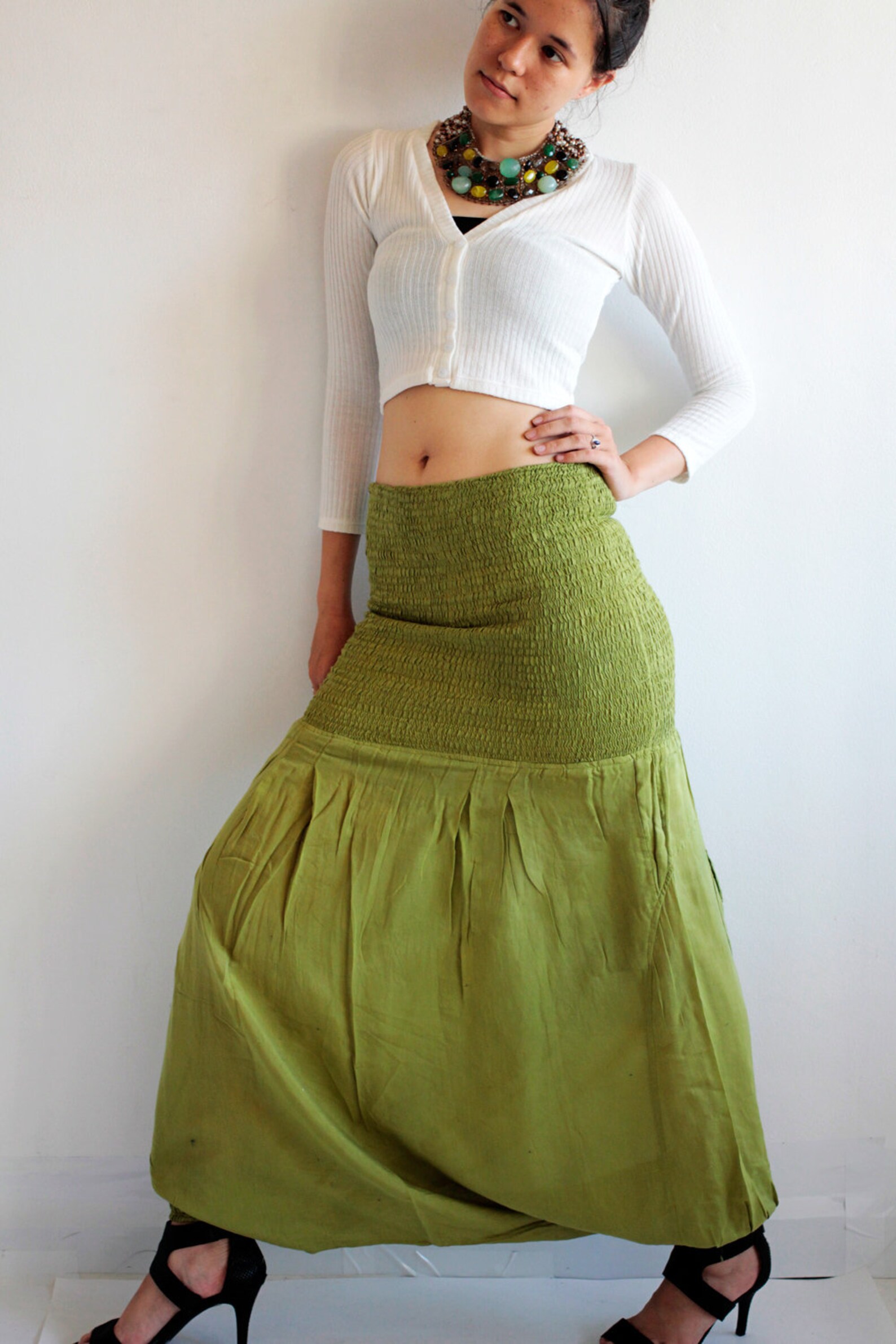 Jumpsuit 1429 / Tube Pants / Harem Pants / Elastic Suit / - Etsy