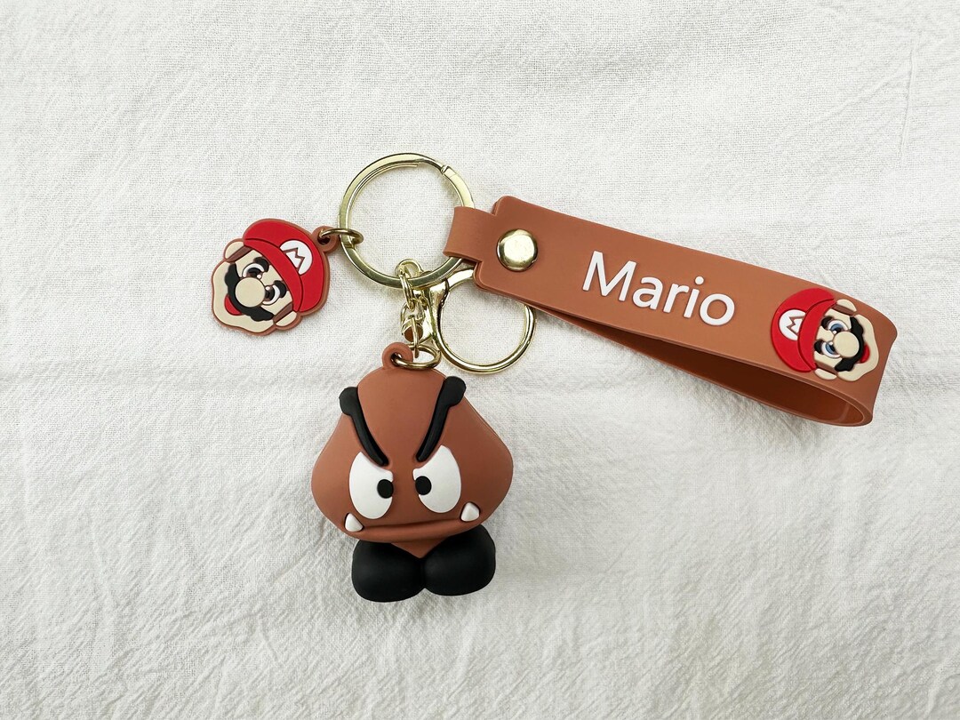 Mario Keychain-toad Mushroom Keychain-goomba Keychain-hammer Brothers ...