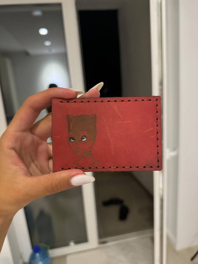 Cat ID Card Cover - Etsy