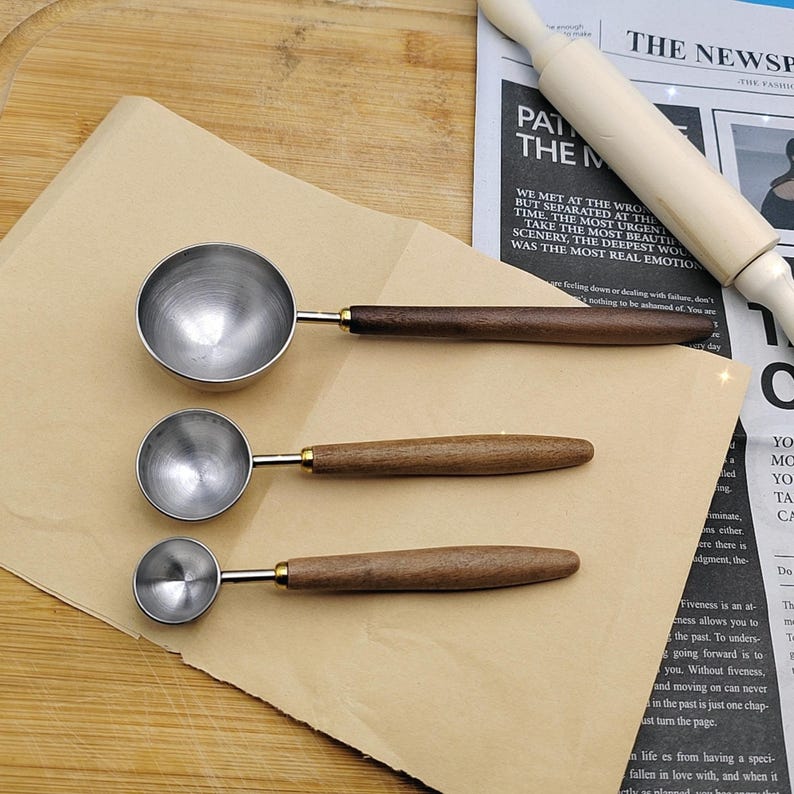 Hand Carved Coffee Spoon - Personalized Coffee Measuring Spoon | Coffee ...
