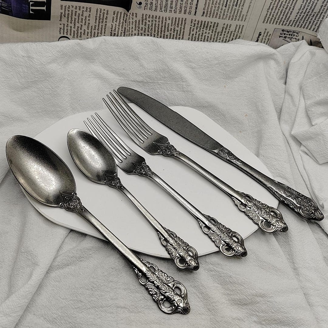 Personalized Silver Spoon Set/unique Gift/husband Gift/ Hand Stamped ...