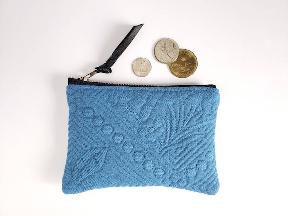 Quilted coin purse store