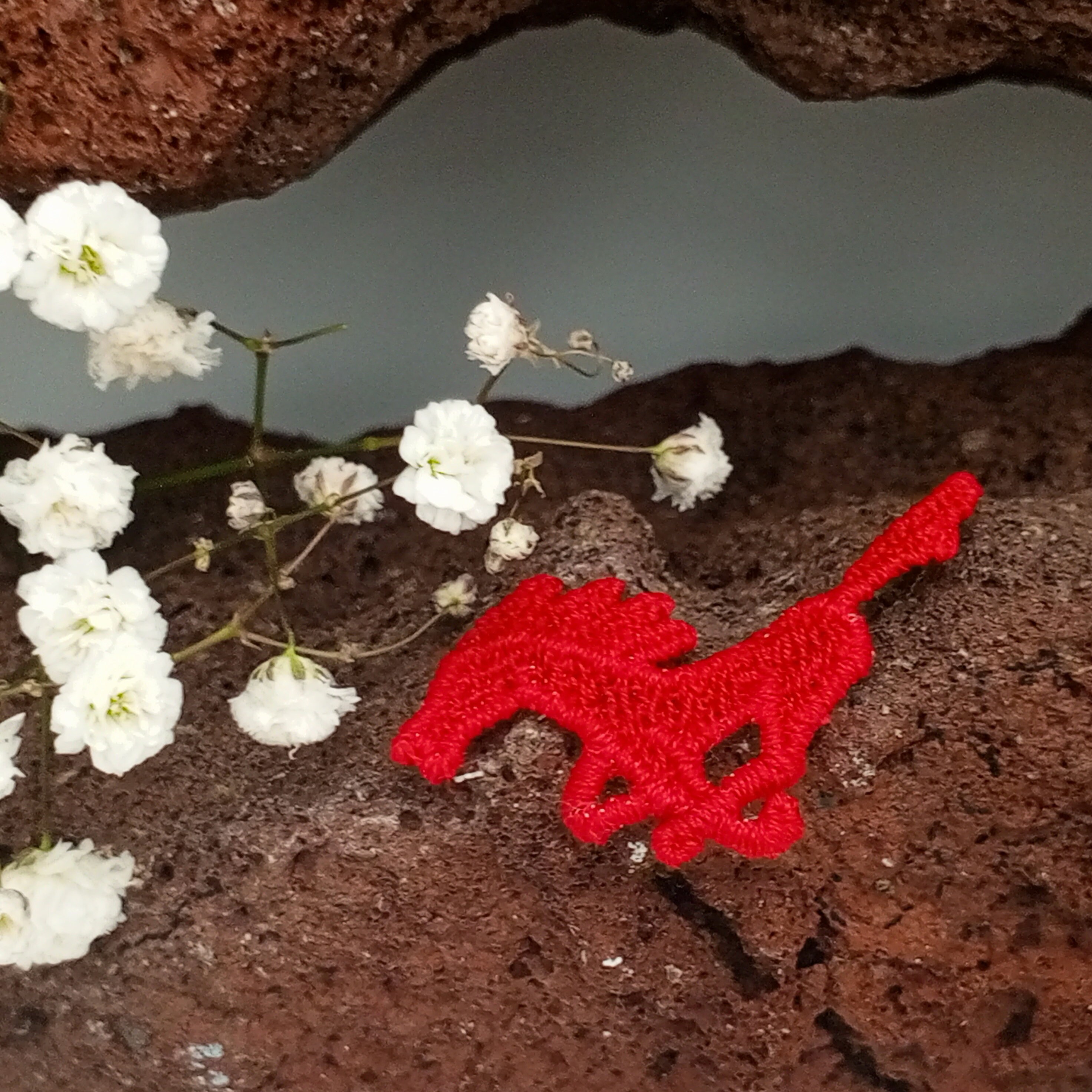 Vintage Red Racing Horses Appliqué Patch - Retro Embroidered Patch for ...