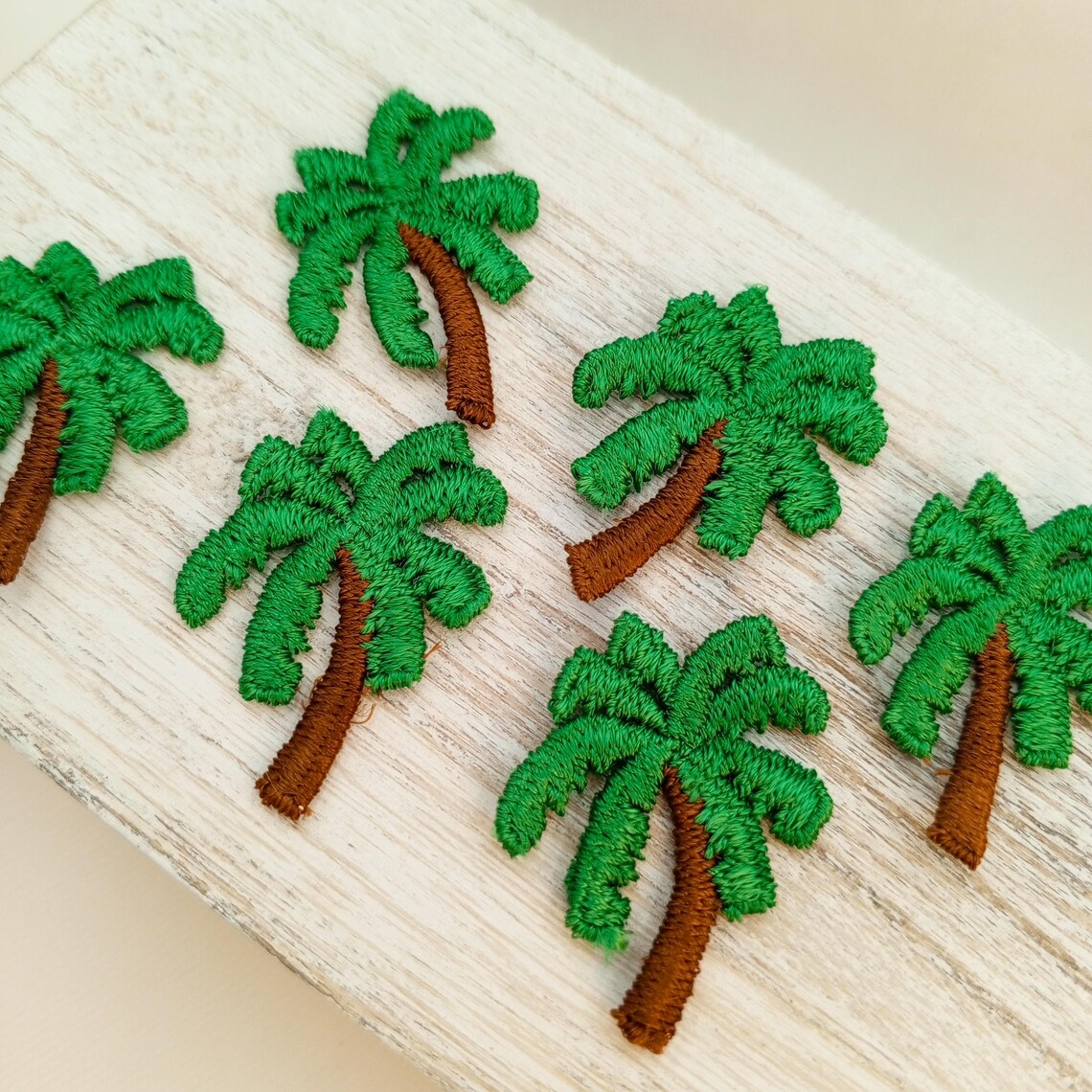 Vintage Palm Tree Embroidered Applique: Tropical Island Decor - Etsy