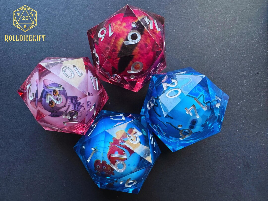 Giant 55 Mm Light-up D20 Dice giant D20 Dice Dragon Eye Dice, Cat Dice ...