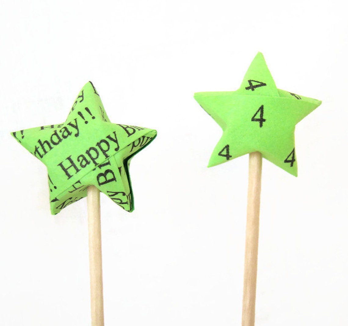 Party Picks Happy Birthday Lucky Stars Set of 30 in Your Color ...