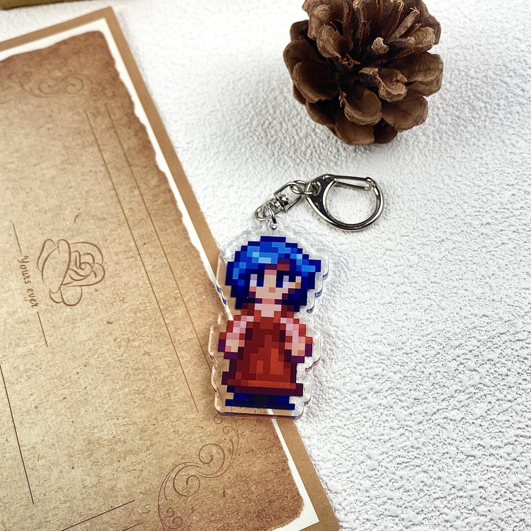 Stardew Valley Keychains-stardew Valley Character Keychain-stardew ...