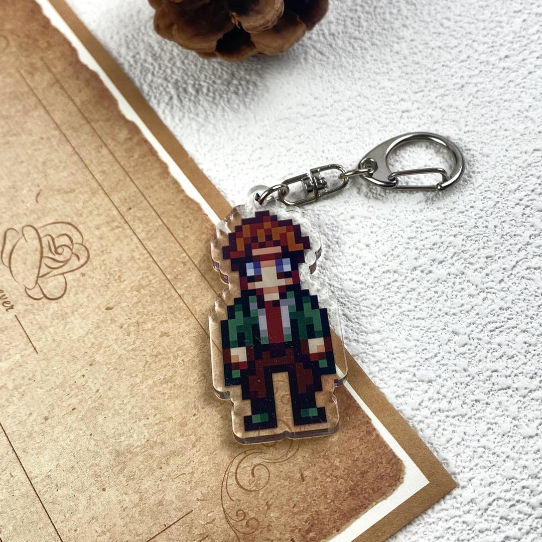 Stardew Valley Keychains-stardew Valley Character Keychain-stardew ...