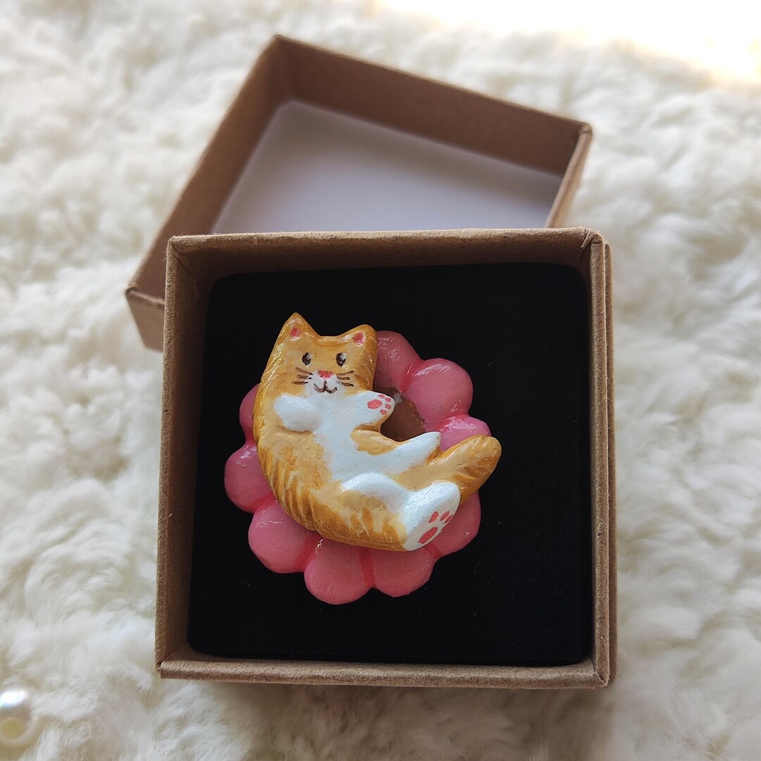 Ginger Cat Jewelry Cat Spinner Ring Fidget Ring Anxiety Ring Pet Loss ...