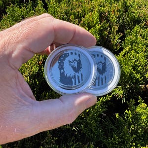 Custom Titanium Challenge Coin: Personalized Laser Engraved Gift (40mm ...