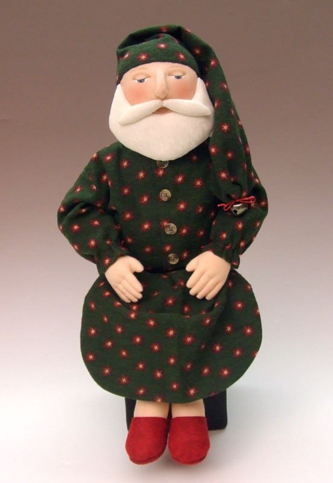 Sleepytime Santa Cloth Doll E-PATTERN - Etsy