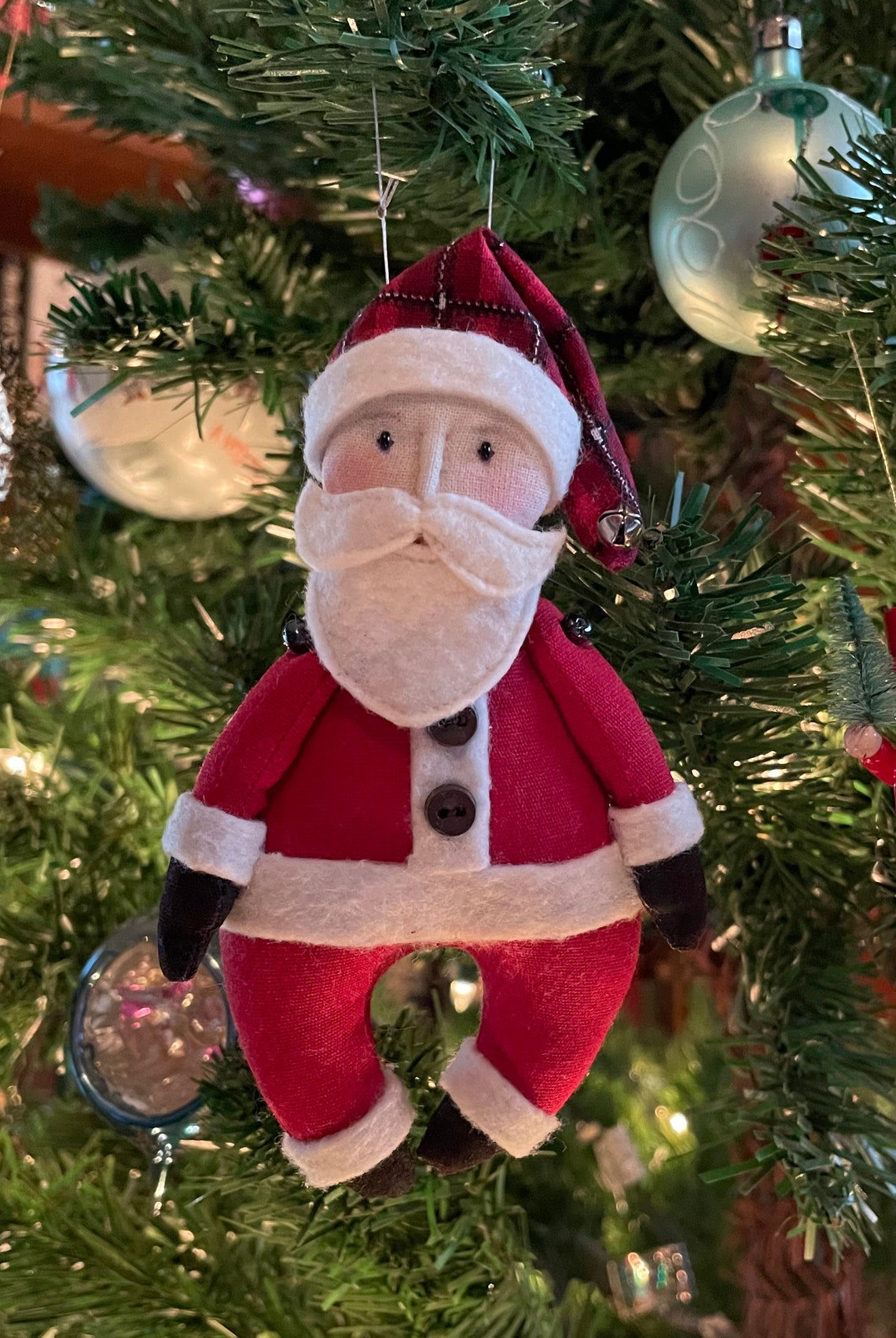 Quick Nick Santa Ornament E-PATTERN - Etsy