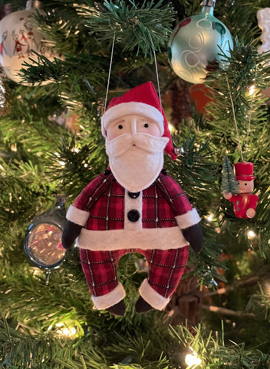 Quick Nick Santa Ornament E-PATTERN - Etsy
