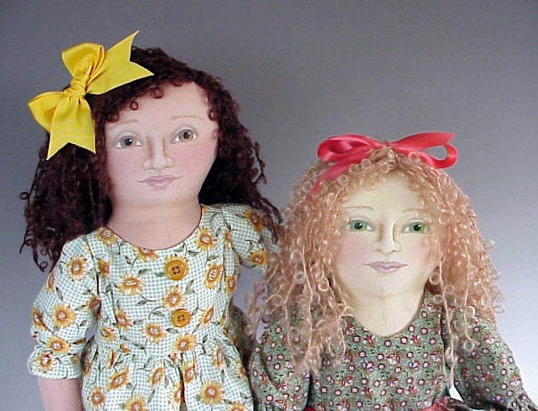 Amity Cloth Doll Traditional PAPER Pattern - Etsy