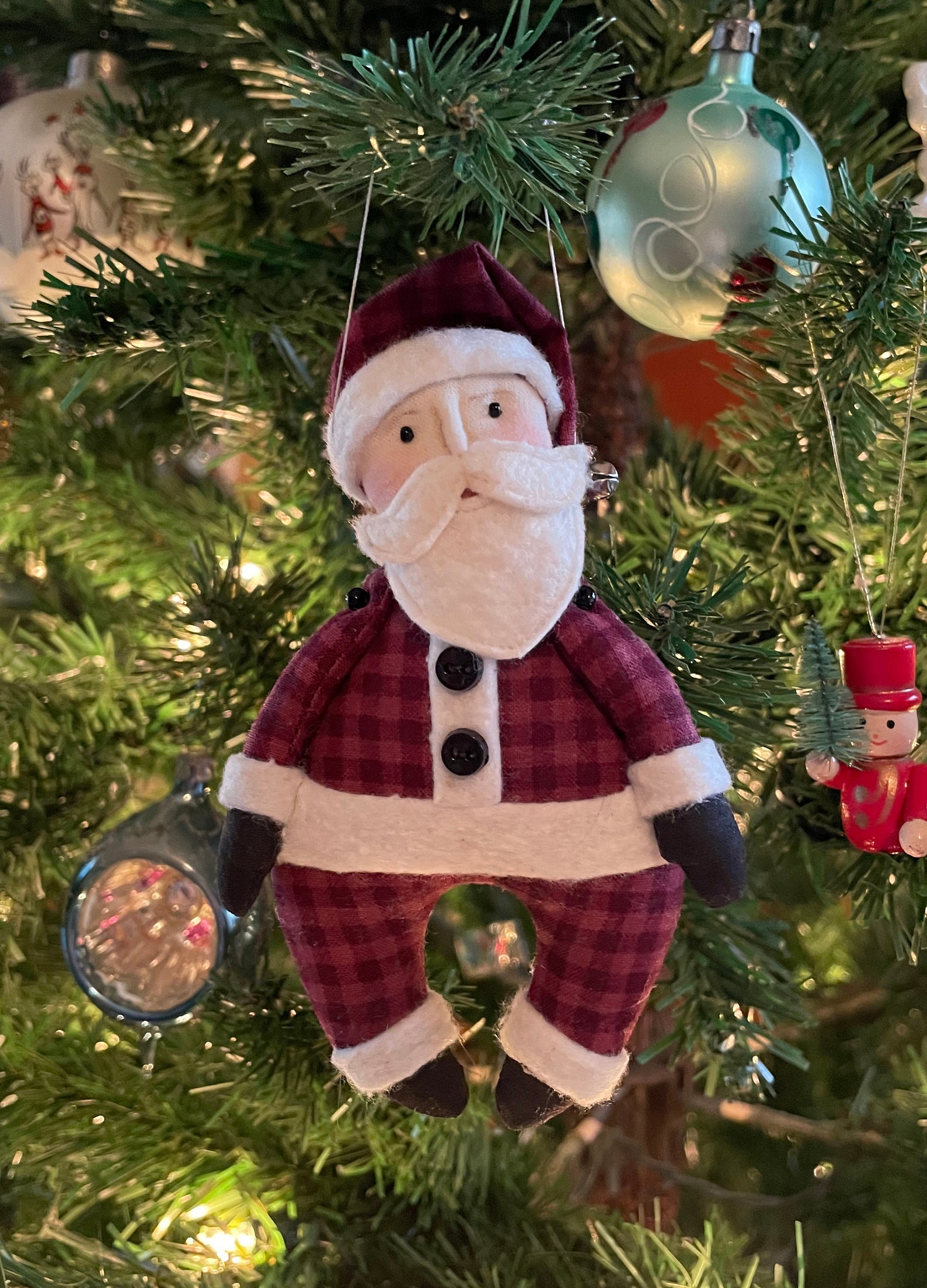 Quick Nick Santa Ornament E-PATTERN - Etsy