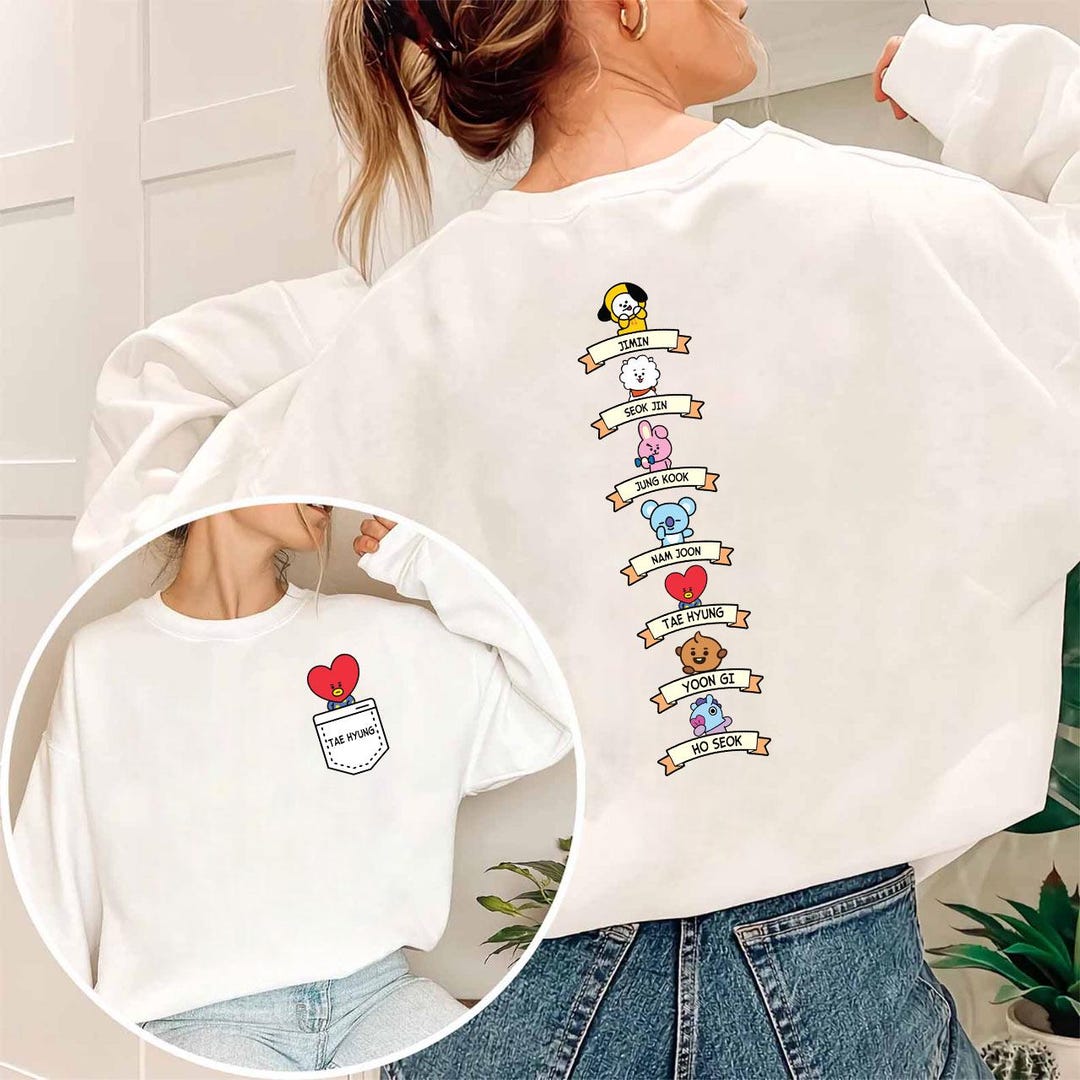 Cute Ateez Members Aniteez Sweatshirt, Ateez Hongjoong, Mingi ATEEZ ...