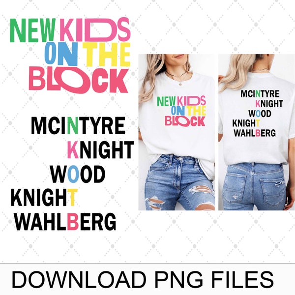 New Kids on the Block Font - Etsy