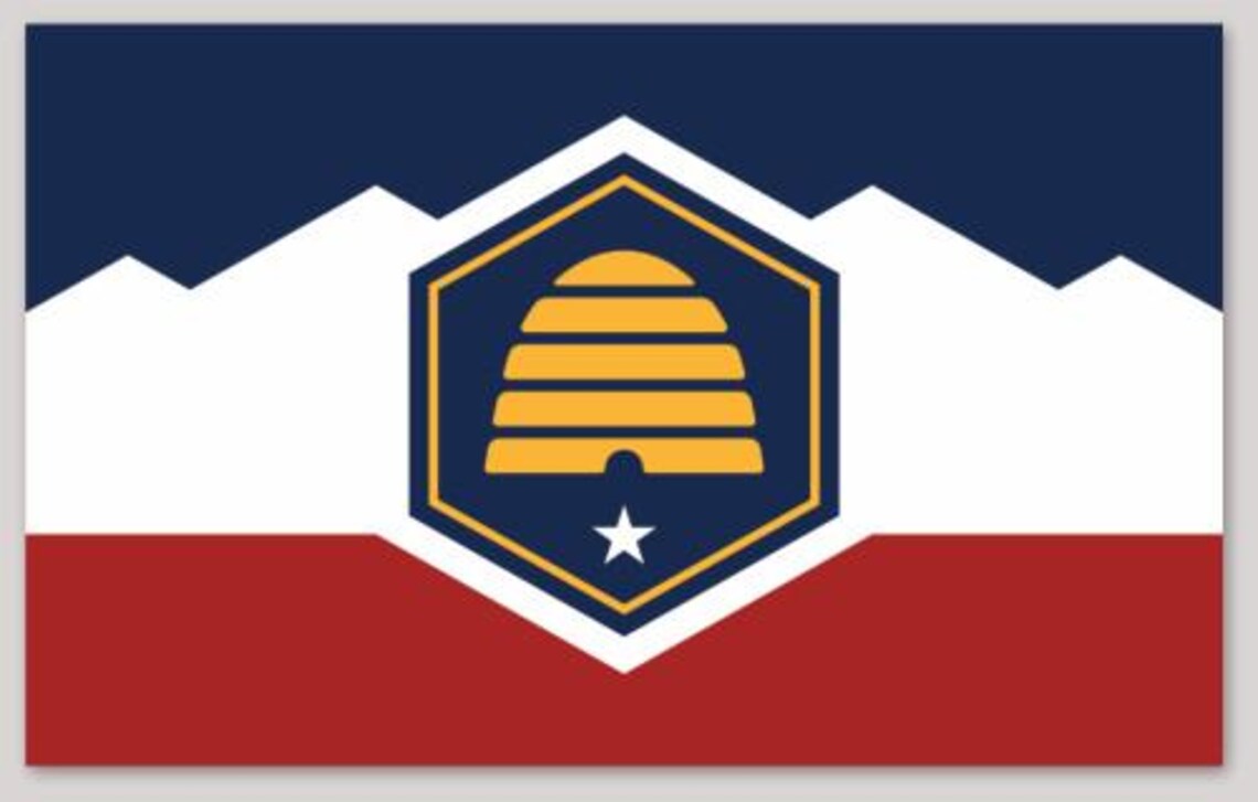 5 Inch Utah State Flag Sticker New Design - Etsy
