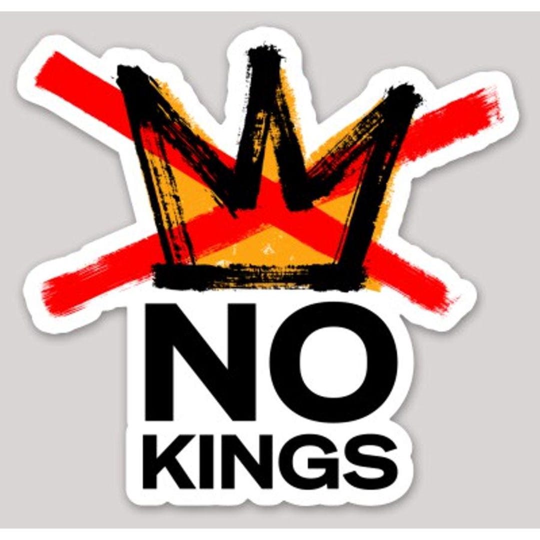 NO KINGS Logo - Vinyl Sticker - Multiple Sizes Available - Etsy