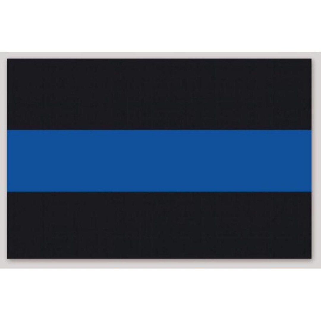 Thin Blue Line Support Law Enforcement Police Vinyl Sticker - Multiple ...