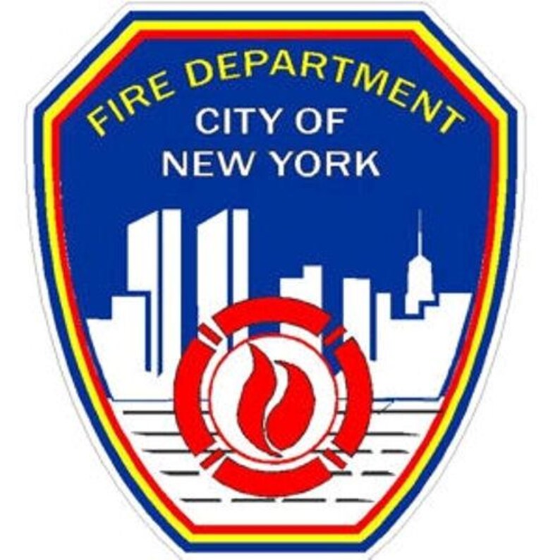 4" Reflective FDNY Fire Department of New York Vinyl Sticker - Etsy