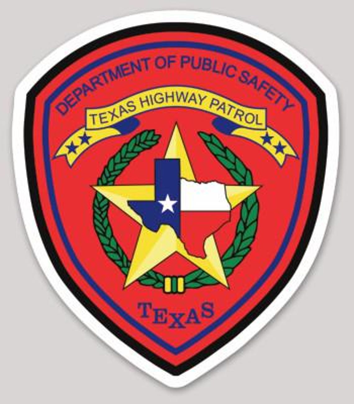 5 Inch Texas Highway Patrol Department of Public Safety Logo Sticker - Etsy